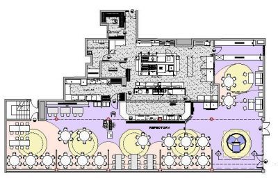 Refectorio y cocina de diseño dibujo CAD - CADblocksfree | Thousands of ...