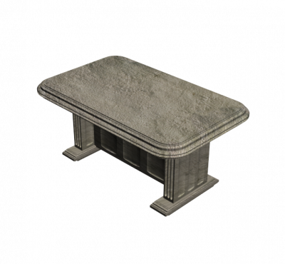 3DS Max Stone Table - CADBlocksfree | Thousands of free CAD blocks