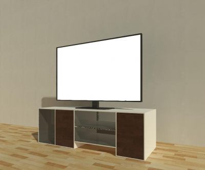 70 Inches TV Flat Stand Revit Family | Thousands of free CAD blocks