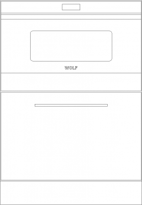 876mm Height Drawer Bank Front Elevation dwg Drawing | Thousands of ...