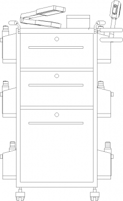 913mm Height Manure Storage Front Elevation dwg Drawing | Thousands of ...