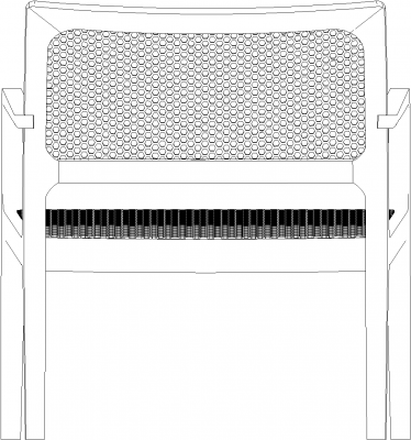 970mm Height Dining Chair Made in Rattan with Minimal Wood Rear ...