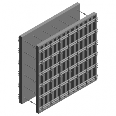 Wall formwork revit family | Thousands of free CAD blocks