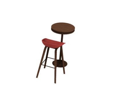 Modern bar table 3d model .3dm format | Thousands of free CAD blocks
