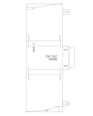 Siemens CM 1241 communications module free Autocad download | Thousands ...