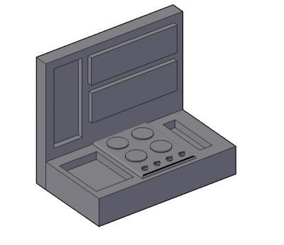 Modern aesthetic designed compact kitchen platform 3d model .dwg format ...