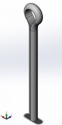 Cotter pin Solidworks part | Thousands of free CAD blocks