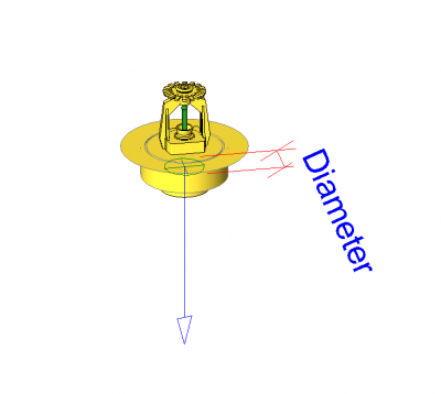 Vertical Sprinkler revit family | Thousands of free CAD blocks