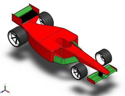 F-1 Car solidworks | Thousands of free AutoCAD drawings