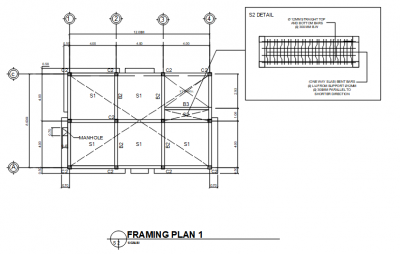 AutoCAD download Framing Plan 1 DWG Drawing | Thousands of free CAD blocks