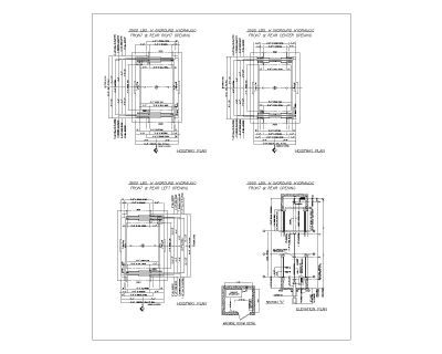 Hydraulic Passenger Elevators 3500 Lbs Inground Hydraulic Front And Rear Opening 2 Thousands Of