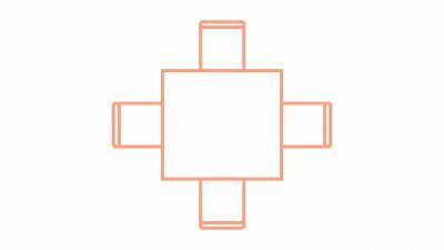 Autocad Dynamic Block - Dinner table (Plan) | Thousands of free CAD blocks