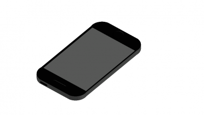 medium sized mobile phone design 3d model .dwg | Thousands of free ...