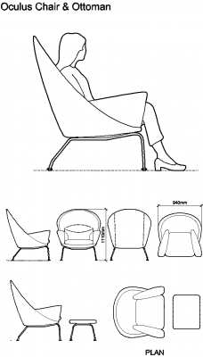 Ottoman Chair Cad Block at Jean Carothers blog