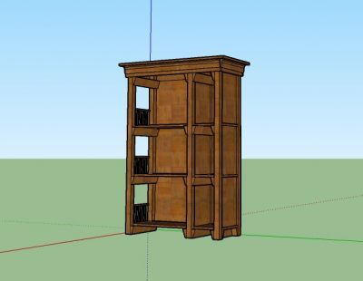 professional rack designed with moderate look 3d model .skp format ...