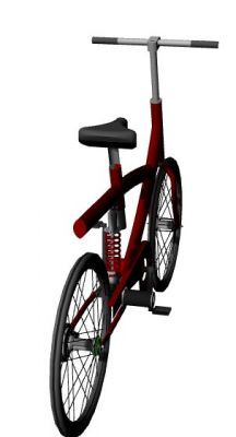 simple push bike with minimal look 3d model .3dm format | Thousands of free AutoCAD drawings