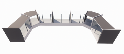 Simple Cashier Display Desk revit family | Thousands of free AutoCAD ...
