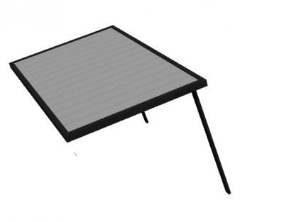 small sized solar panel simple designed 3d model .3dm format ...