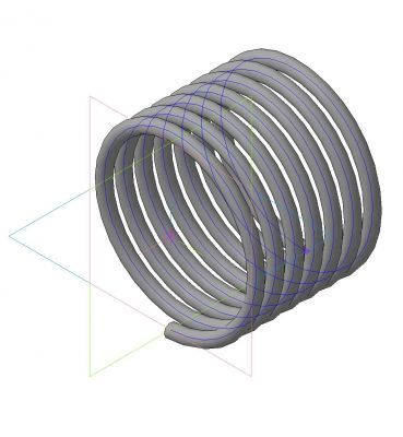 Spring .stp modello 3d | Thousands of free CAD blocks