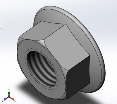 Nut .stp 3d model | Thousands of free CAD blocks
